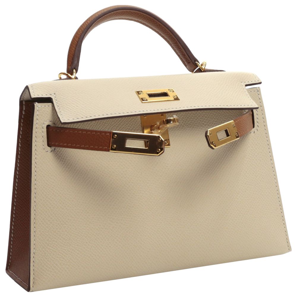 Hermes Mini Kelly 20 Epsom Craie MCA Luxury Bags