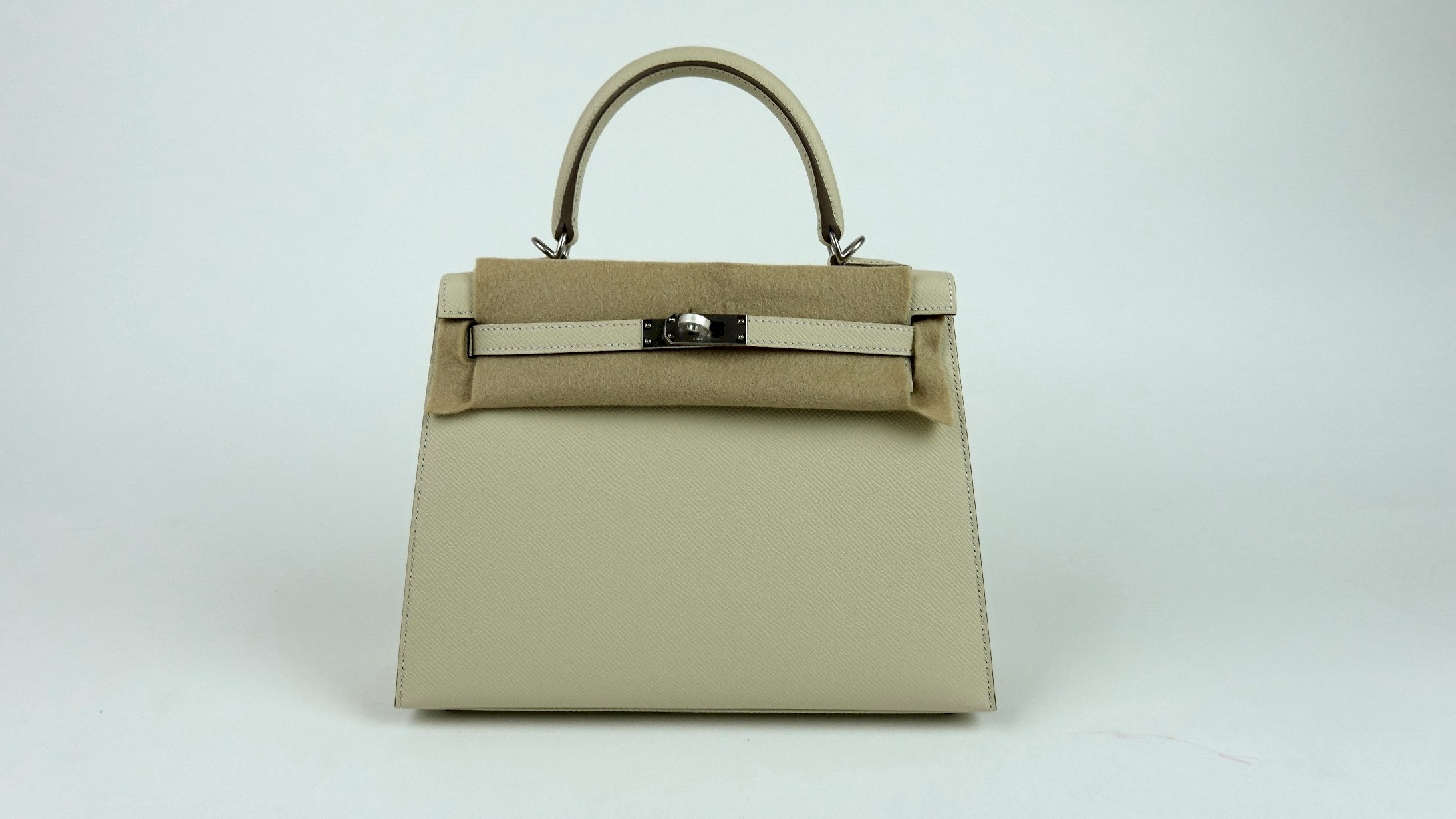 MCA Luxury Bags Sac Hermès Kelly 25 Commande Spéciale Natta et Jaune ...